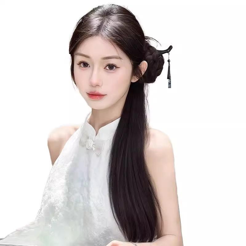 ・スタイル: 発束・適用対象: 男女兼用・加工方法: 機械製・染色/パーマ: 不可・素材: 高温シルク・対応肌色: 全て・対応顔型: 全て・カラー: 棕色黒、深棕色・製品カテゴリ: 付け毛・エクステ