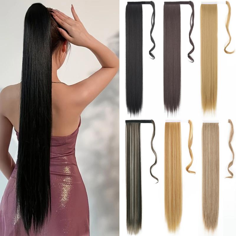 ・マ尾スタイル: 髪束・対象者: 女性・染色/パーマ: 可能・髪素材: 高温シルク・適用肌色: 全ての肌色・適用顔型: 全ての顔型・モデル: 85CM-SI66・カラー: 1B, 1BT39, 1BT0906, 2, 2-30, 4, 4T...