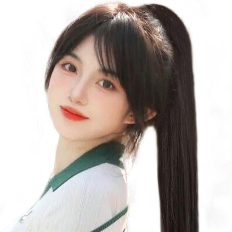 ・スタイル: ストレート・長さ: 約50cm・素材: 高温ワイヤー・カラー: 自然な黒, ダークブラウン・対象: ユニセックス・用途: ヘアエクステンション