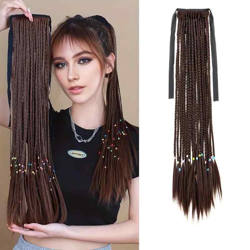 ・スタイル: ポニーテール・対象: 男女兼用・製法: 機械製・ヘア素材: 高温シルク・対応肌色: 任意・対応顔型: 任意・カラー: ブラック, ダークブラウン, ライトブラウン・カテゴリ: ウィッグ・エクステ