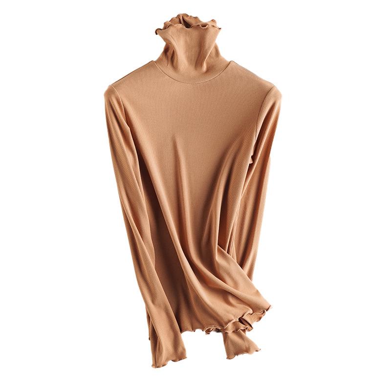 ・カテゴリ: Tシャツ・素材: 粘纤、桑蚕丝・スタイル: 日韓カジュアル、シンプル・ネックライン: 堆堆領、延伸領、圆领・袖丈: 長袖・袖型: 常规袖・カラー展開: ブラック、酒紅、コーヒー、米白、雀藍、駝色、草緑、モカ、磚紅、カーキ、焦糖...