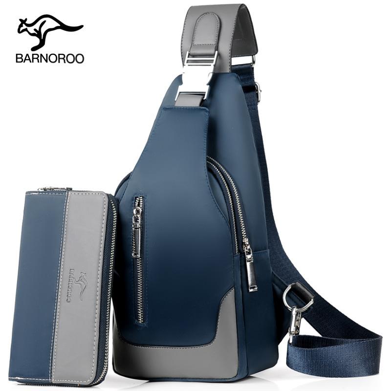 ・スタイル: ストリート・素材: オックスフォード布・機能: 耐摩耗性・柄: 無地・裏地: ポリエステル・カラー: ブルー、ブラック、グレー・タイプ: 胸バッグ・対象: メンズ