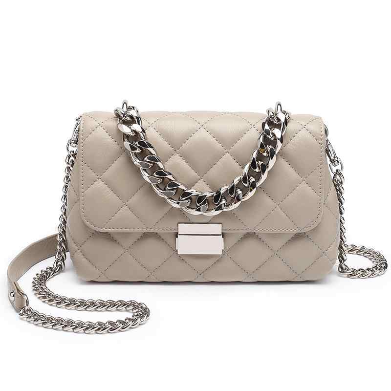 ・カラー: 酒紅色, ブラック, 深灰色・スタイル: ストリート・バッグのスタイル: ひし形チェーンバッグ・バッグのサイズ: M・デザイン: ひし形・裏地の素材: ポリエステル・バッグの形状: 横型・開閉方法: ロック・バッグの内部構造: ...