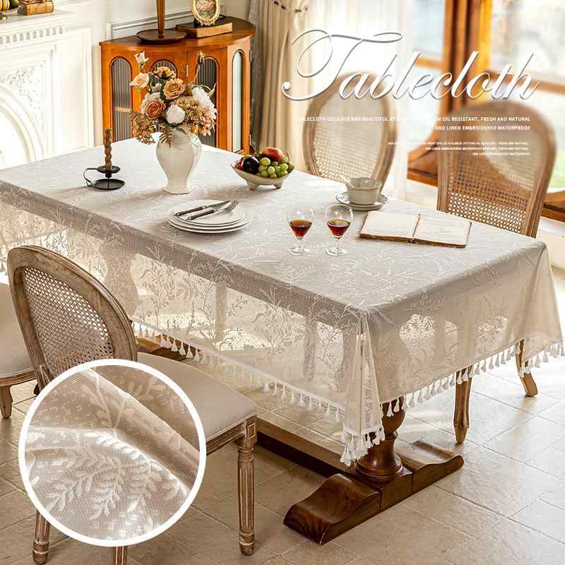 ・製品カテゴリ: テーブルクロス・形状: 長方形・カラー: 銀杏-米, 銀杏-白, 銀杏-灰, 花穗-米, 花穗-白, 花穗-灰, 丛野-米, 丛野-白, 丛野-灰・サイズ: 85*85, 140*140, 140*180, 140*200...