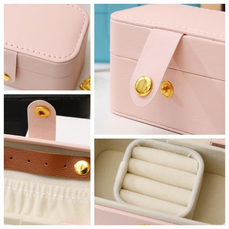 ・素材: レザー・用途: リング・カラー: ホワイト、ピンク、ブルー、ブラック・サイズ: 9.5×5×5cm