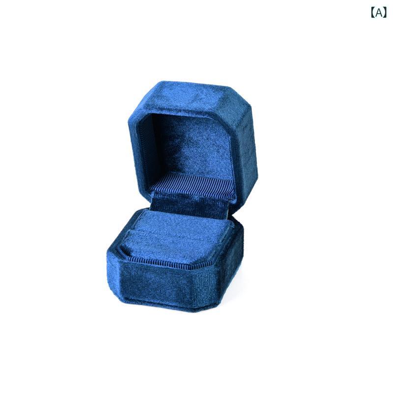 ・素材: ベルベット・カラー: G118, G96, G86, G80, G119, G116・用途: リング・包装: ギフトボックス