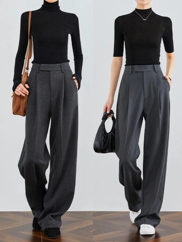 ・スタイル: 通勤風・パンツ型: ワイドレッグ・パンツ丈: ロング・厚さ: 厚手・流行の要素: ベルト・カラー: 102CM推奨身長（160-166）, 107CM推奨身長（167-174)・サイズ: S推奨47.5-55kg, M推奨55...