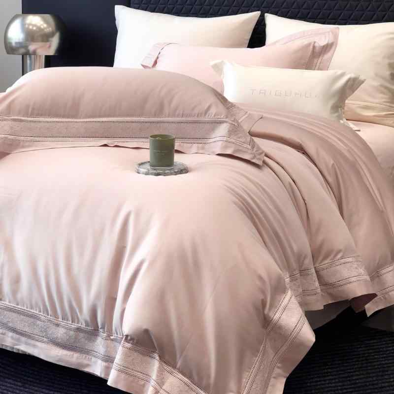 ・柄: 無地・スタイル: 軽奢・生地密度: 100支・製織方法: 平織り・重量: 500g以下・セット内容: ベッドシーツ、掛け布団カバー、枕カバー・素材: 長絨綿・カラー: 格拉夫-粉, 格拉夫-红, 格拉夫-藍, 格拉夫-米白・サイズ:...