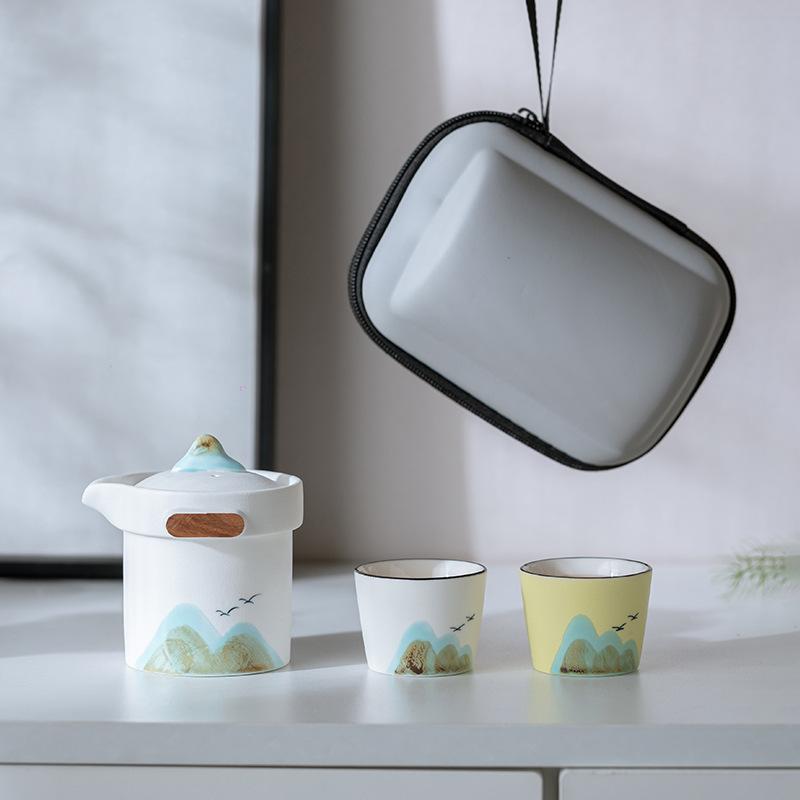 ・スタイル: 轻奢・素材: 陶瓷・カラー: 白壶旅行套装, 黒壶旅行套装・適用送礼場面: 誕生日, 卒業, 引っ越し, パーティー, 見舞い・適用送礼関係: 親戚, カップル, 同僚, 友達, 親, 先生・送礼用途: ギフト, 景品, 贈答...