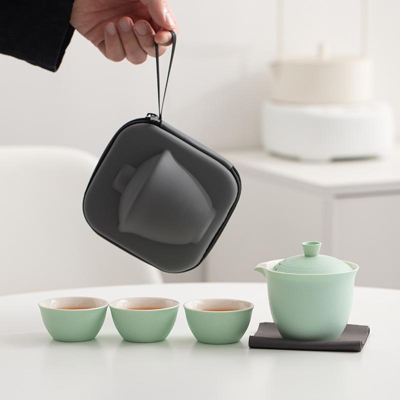 ・スタイル: 新中式・素材: 陶瓷・カラー: ブラック、浅緑、墨绿、橙色