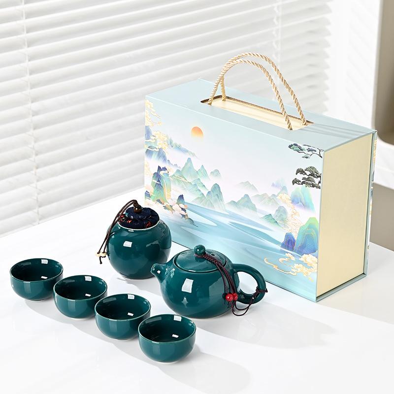 ・スタイル: ビジネス・素材: 陶磁器・カラー: 墨緑、浅緑、米白、黒色・ギフト用途: 記念、贈答、プレゼント・対象: 同僚、友人、長老、恩師・スタイルタイプ: 新中式