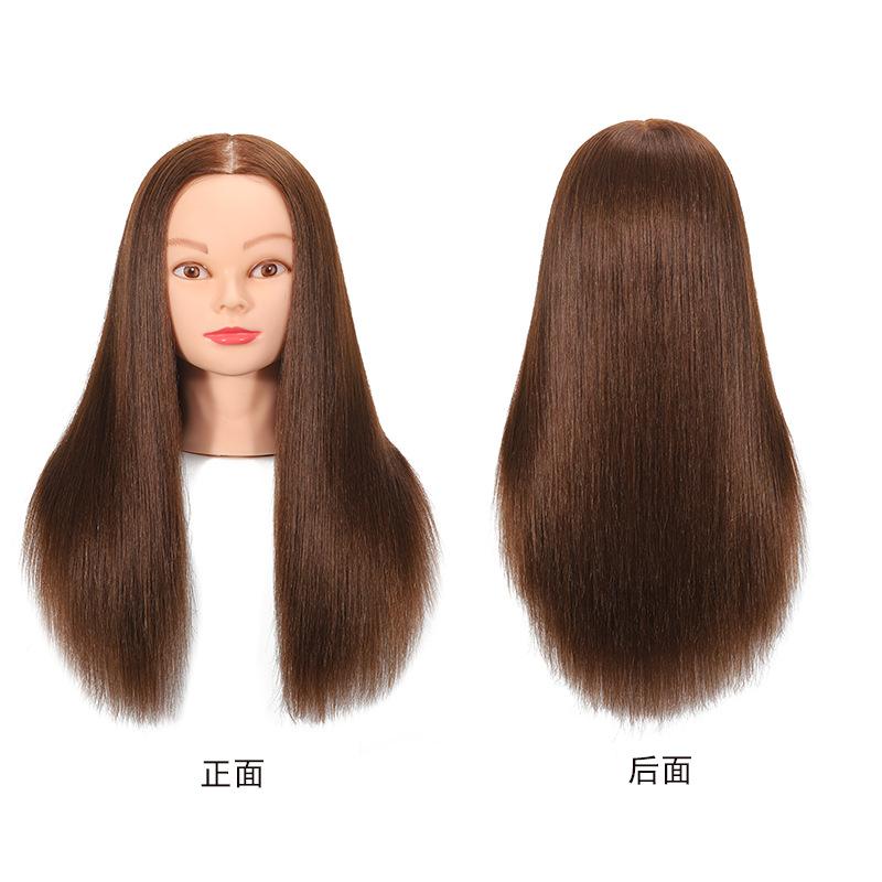 ・ヘア素材: 人毛・ヘアスタイル: ストレート斜め前髪・長さ: ロング・対象: 男女兼用・スタイル: シンプル・肌色: 自然な肌色・カラー: 80%ブラック, 80%ダークブラウン, 80%ブラウンイエロー・機能: カール, ストレート