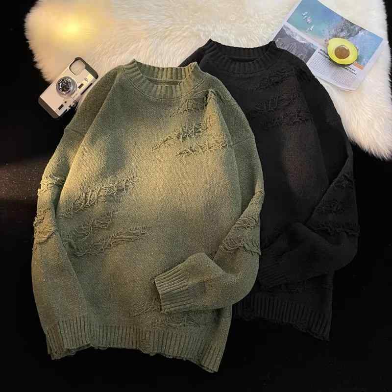 ・カテゴリ: ニット・スタイル: プルオーバー・フィット: スリム・ネックライン: ラウンドネック・袖丈: 長袖・厚さ: 普通・柄・デザイン: 配色・対象年齢: 18-24歳・素材: ポリエステル95%・対象: 青少年、成人・シーン: カジ...