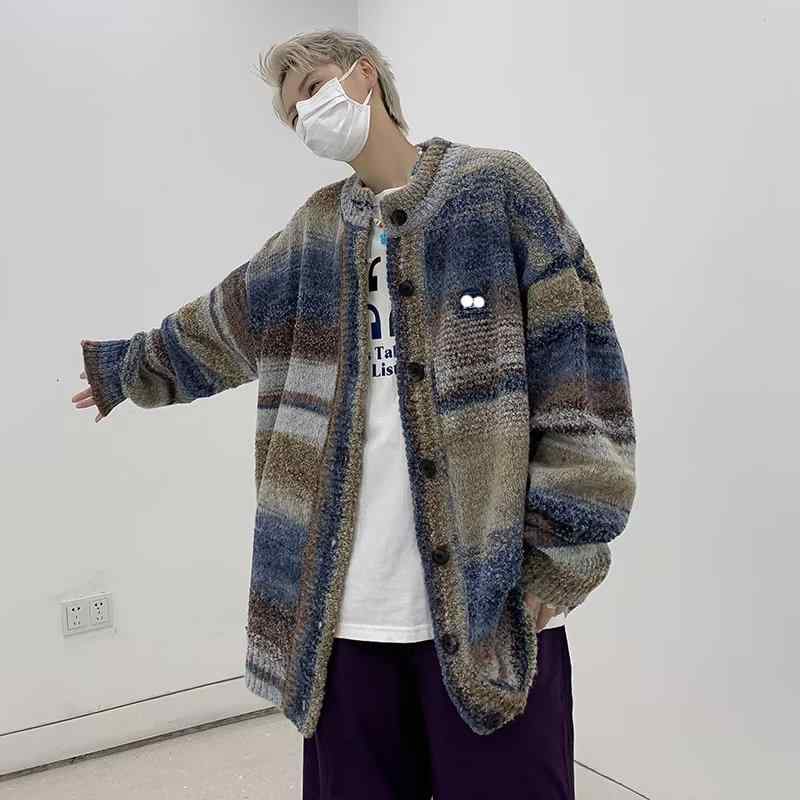 ・カテゴリ: ニットカーディガン・スタイル: 韓国風・タイプ: ルーズ・襟型: スタンドカラー・袖丈: 長袖・厚さ: 普通・柄: 無地・対象年齢: 18-24歳・素材: 化学繊維混紡・主な生地成分: アクリル30%・対象: 青少年、成人・対...