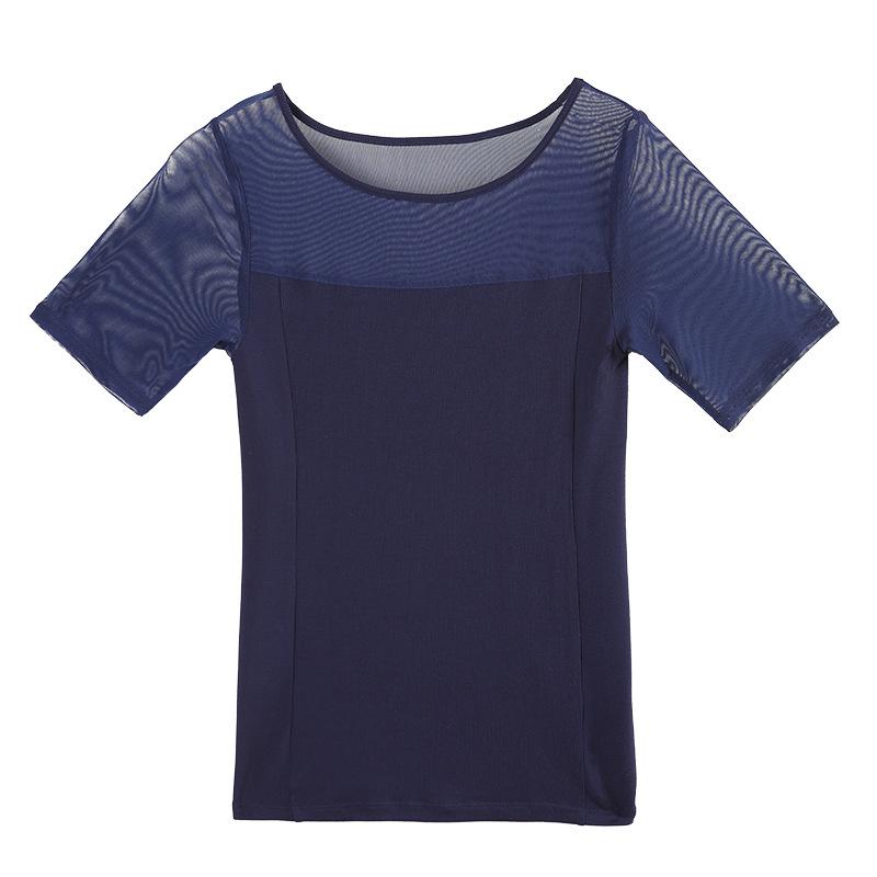 ・主な素材: 粘胶纤维・柄: 無地・スタイル: プルオーバー・袖丈: 半袖・工艺: パッチワーク・フィット: スリム・着丈: 普通(50cm ・ネックライン: ラウンドネック・袖のタイプ: 通常袖・流行の要素: チュール・カラー: ブラック...