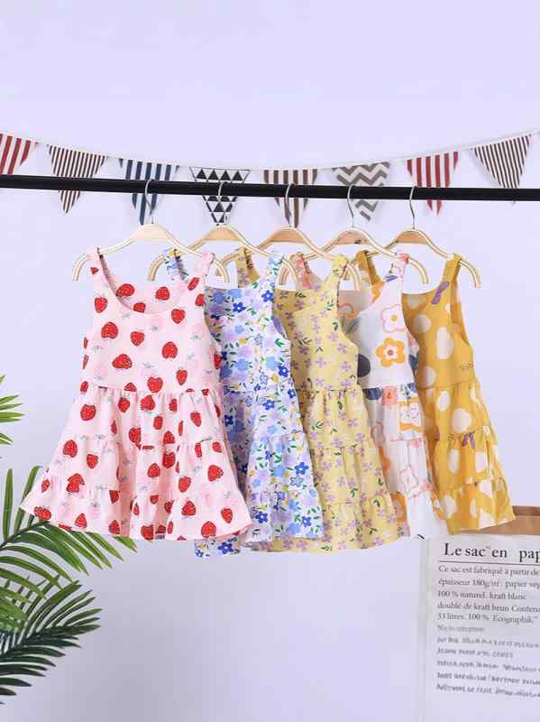 ・スタイル: 韩版・生地: 棉绸・スカートの種類: ワンピース・安全レベル: A類・主な生地の組成: 粘纤・主な生地の組成含有量: 100%・対象性別: 女・平織り針距離12~14針/3cm: 対応・対象年齢: 中小の子供(3~8歳、100...