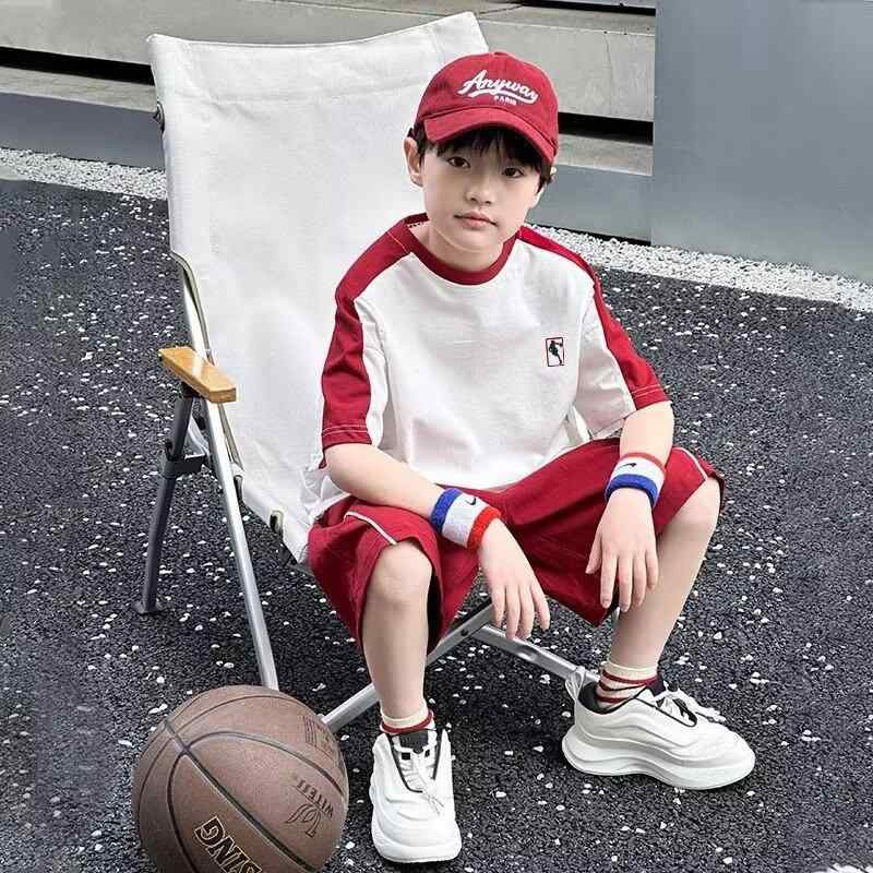 ・商品タイプ: 子供用セットアップ・対象: 男の子・スタイル: 韓国スタイル・セット内容: トップス、パンツ・対象年齢: 8歳以上・シーズン: 夏・袖丈: 半袖・パンツ丈: 短パン・生地加工: 柔らか обработка・厚さ: 薄手・柄:...