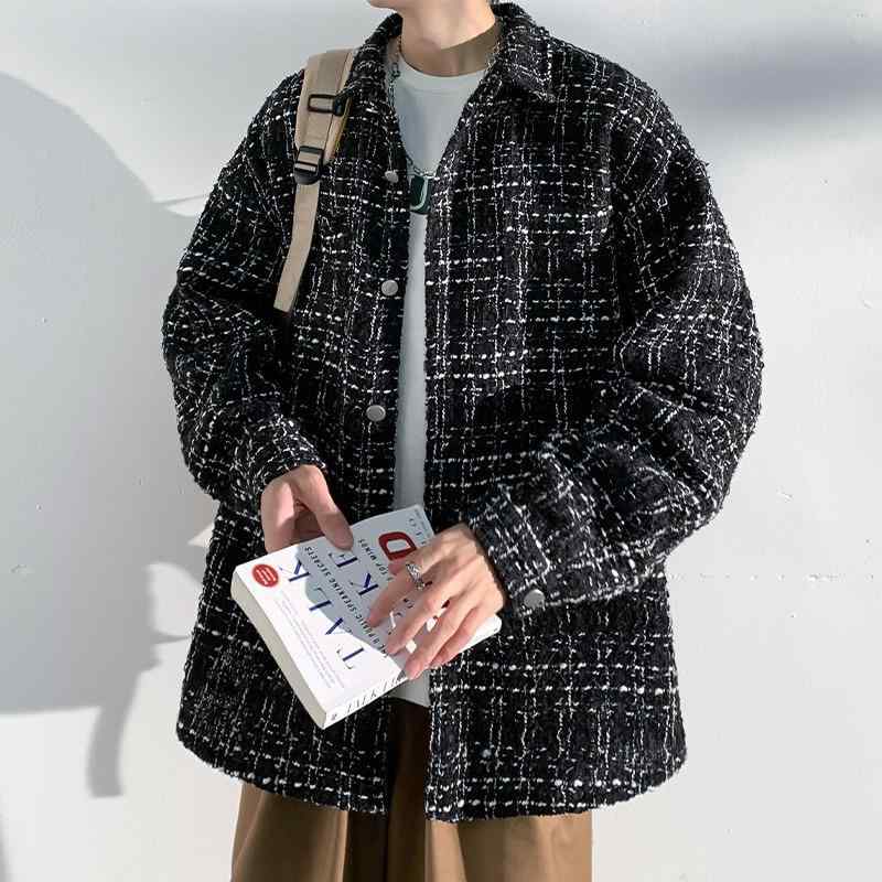 ・商品カテゴリ: ジャケット・スタイル: ファッション・対象年齢: 18-24歳・襟型: 折り襟・フィット: ルーズ・前立て: シングルブレスト・フード: なし・厚さ: 普通・柄: 格子柄・素材: ポリエステル・生地: 灯芯绒・裏地: その...