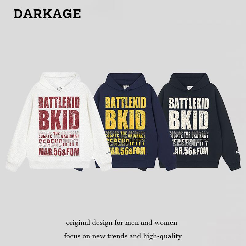 ・スタイル: 美式復古・対象: 若者・種類: プルオーバー・内側の有無: 無し・襟型: 襟なし・袖丈: 長袖・フード: 有り・前立て: 無し・厚さ: 普通・メイン素材: 綿・メイン素材の含有量: 51～70%・生地: 綿・シーン: デイリー...