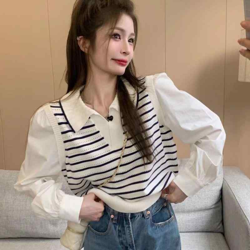 ・カテゴリ: ニット・生地: ビスコース・柄: 無地・厚さ: 中・スタイル: プルオーバー・シルエット: ゆったり・袖丈: 長袖・ネックライン: ポロネック・着丈: 普通(50cm<着丈≤65cm)・素材: ビスコース・素材混率: 3...