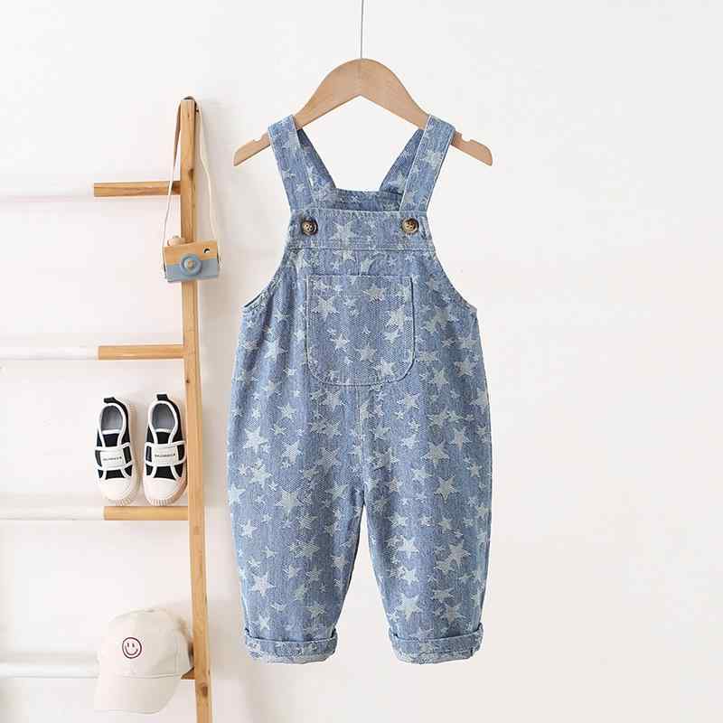 ・スタイル: 韓国版・生地: デニム・安全レベル: A・パンツ丈: ロング・主な素材: 綿80%・対象: 男女兼用・対象年齢: 1～3歳 (80～100cm)・用途: 春、秋・種類: サロペット・股部分: 開閉可能・生地加工: 柔らか об...