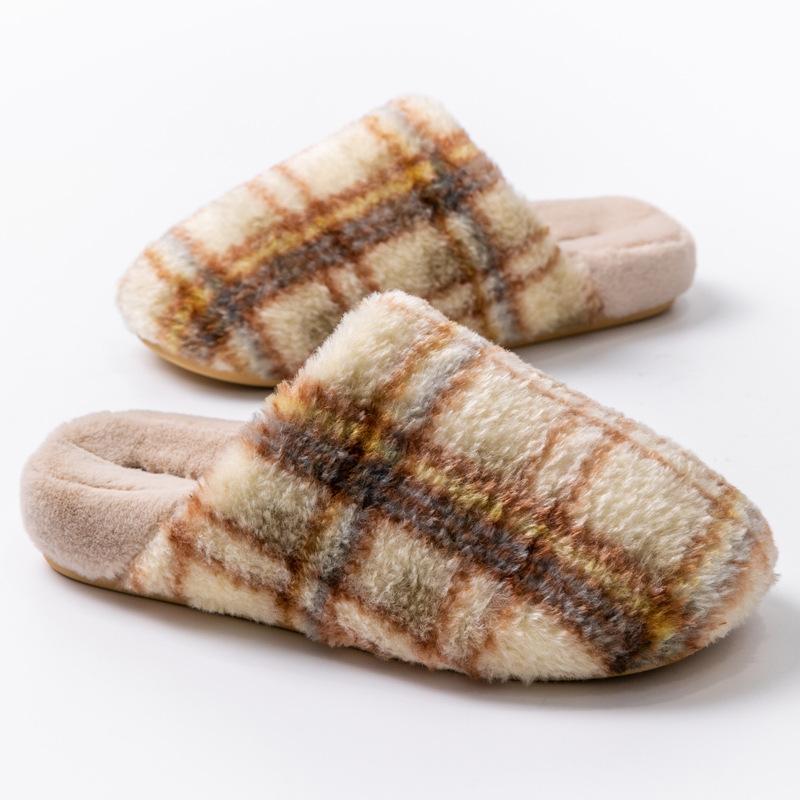 text: ・カテゴリ: 拖鞋/家居鞋 text: ・スタイル: 韩版 text: ・機能: 保温、耐摩耗 text: ・対象: カップル text: ・流行の要素: 格子 text: ・つま先の形状: 包头 text: ・靴底素材: EV...