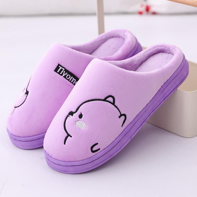 ・商品カテゴリ: スリッパ/ルームシューズ・種類: つま先ありスリッパ・靴底素材: TPR・対象: 男女兼用/カップル・機能: 防滑、保温、耐摩耗・流行要素: キャンディカラー・厚さ: 厚底・アッパー素材: スエード・スタイル: ホーム・デ...