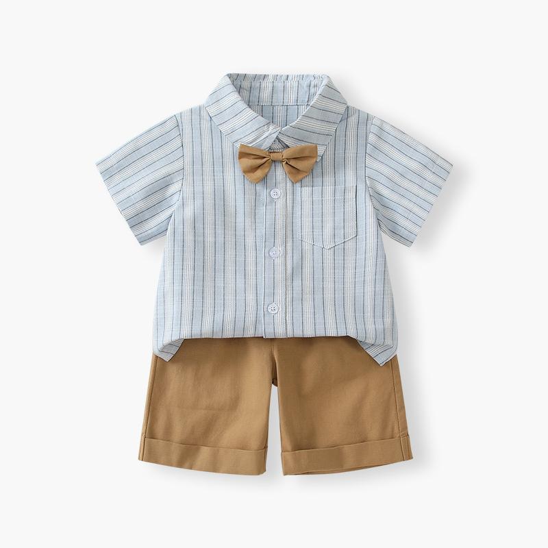 ・商品カテゴリ: 子供用セットアップ・対象: 男の子・スタイル: スクール・セット内容: パンツ、トップス・セット点数: 2点・対象年齢: 1～3歳・シーズン: 夏・袖丈: 半袖・パンツ丈: 短パン・生地加工: 柔らか加工・厚さ: 普通・柄...