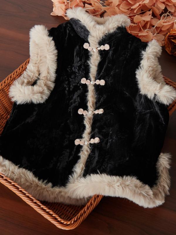 ・スタイル: レトロ ・カテゴリ: ベスト ・対象: レディース ・素材: ポリエステル ・素材（%）: 90-95% ・その他素材: ポリエステル ・その他素材（%）: 30-50% ・着丈: ミドル丈 ・襟の形: スタンドカラー ・柄:...