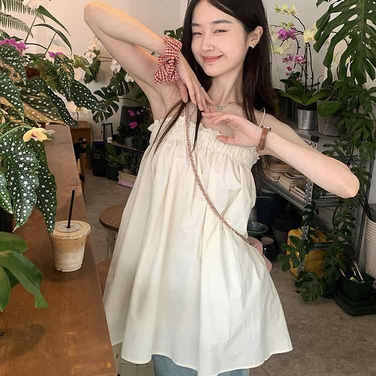 ・項目名: スタイル・値: 通勤風・項目名: カテゴリ・値: キャミソール・項目名: フィット・値: ルーズ・項目名: 着丈・値: ミドル丈(50cm以上65cm以下)・項目名: 柄・値: 無地・項目名: 素材・値: ポリエステル・項目名:...