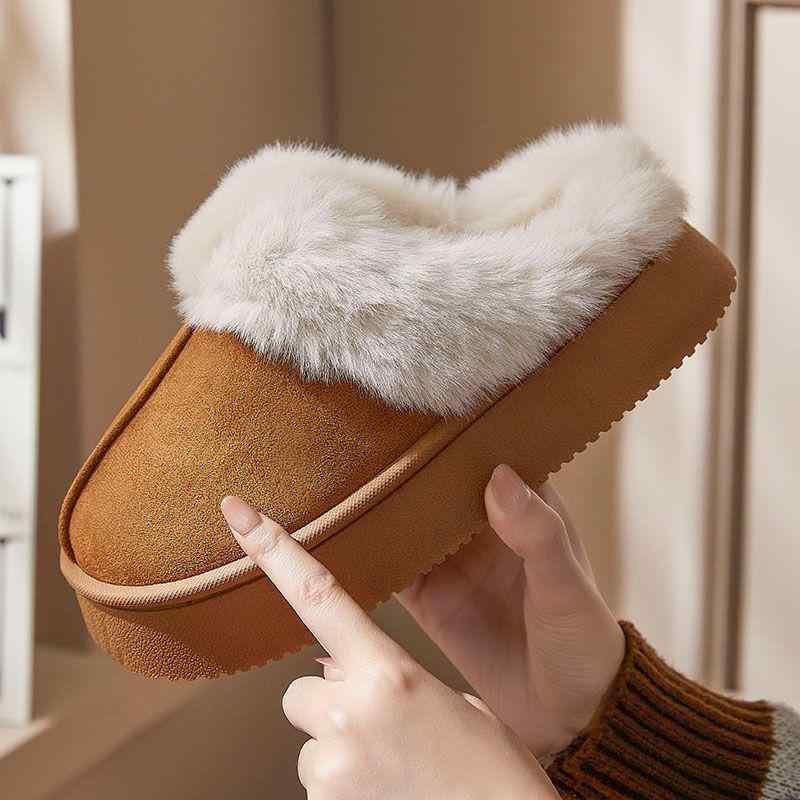 ・商品カテゴリ: 綿靴・靴のタイプ: スリッパ・対象: 男性・素材（甲）: 人造毛・素材（靴底）: EVA・厚さ: 厚手・機能: 防滑、耐摩耗・柄: 無地・スタイル: 韓国版・カラー: 栗色、ベージュ、グレー・サイズ: 36-37 (35/...