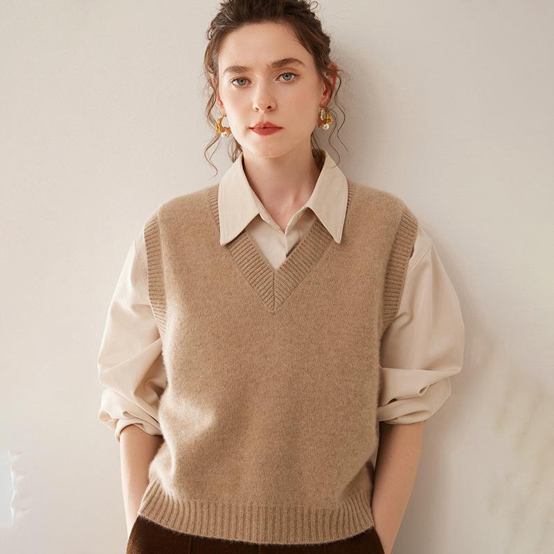 ・スタイル: カーディガン・着丈: 普通(50cm超65cm以下)・ネックライン: Vネック・柄: 無地・素材: 羊毛・カラー: レトロレッド、フロストホワイト、リネン グレー、エレファントグレー、上品キャメル・サイズ: M、L、XL・テイ...