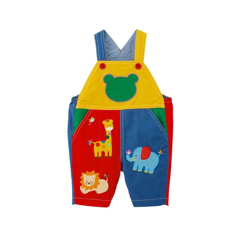 ・スタイル: 日式・素材: 綿・素材構成: 綿90%・対象: 男女兼用・パンツ丈: 7分丈・種類: サロペット・柄: キャラクター、アルファベット・写真: 実写（モデルなし）・要素: キャラクター、アルファベット、サスペンダー、可愛い、配色...