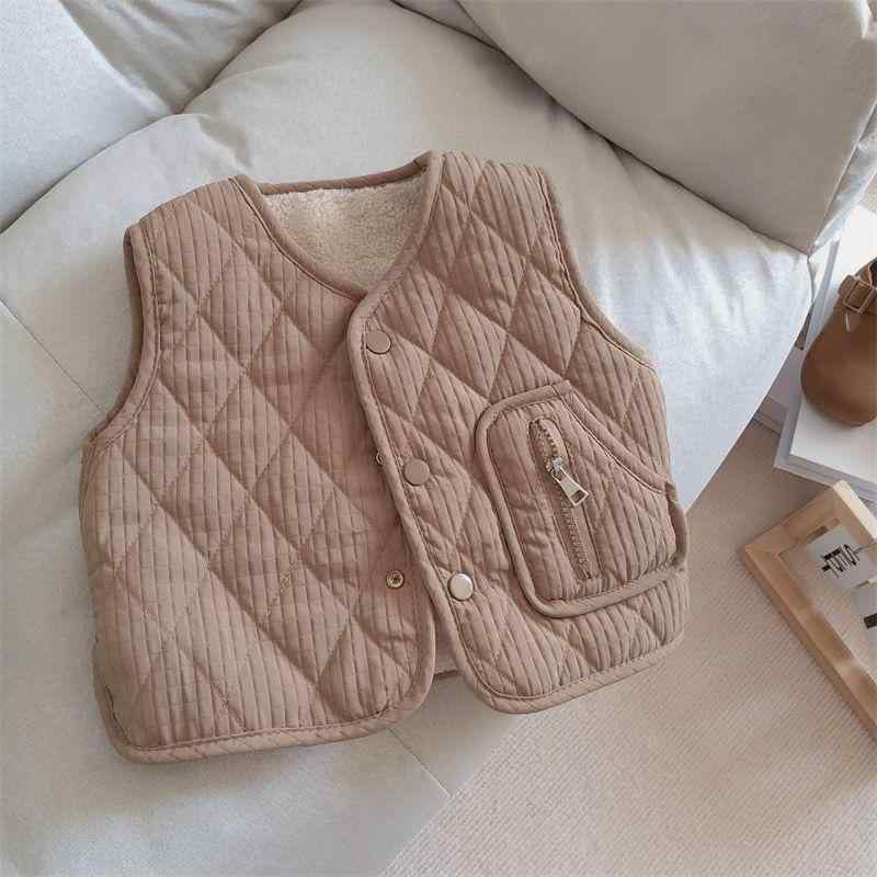 ・商品カテゴリ: 子供用ベスト・対象: 男女兼用・スタイル: 韓国風・対象年齢: 3～8歳 (100～140cm)・シーズン: 春秋・生地加工: 柔らか обработка・デザイン: カーディガン・柄: 無地・厚さ: 厚手・フード: なし...