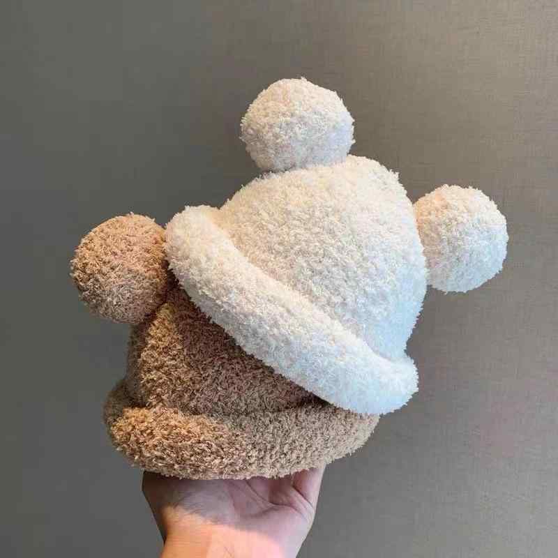 ・カテゴリ: ニット帽・対象シーズン: 冬・カラー: ベージュ, カーキ, ピンク, イエロー, レッド・サイズ: 1-5歳 (伸縮性あり)・素材: アクリル・主素材含有率: 51-60%・対象年齢: 0-4歳・つばの形状: つばなし