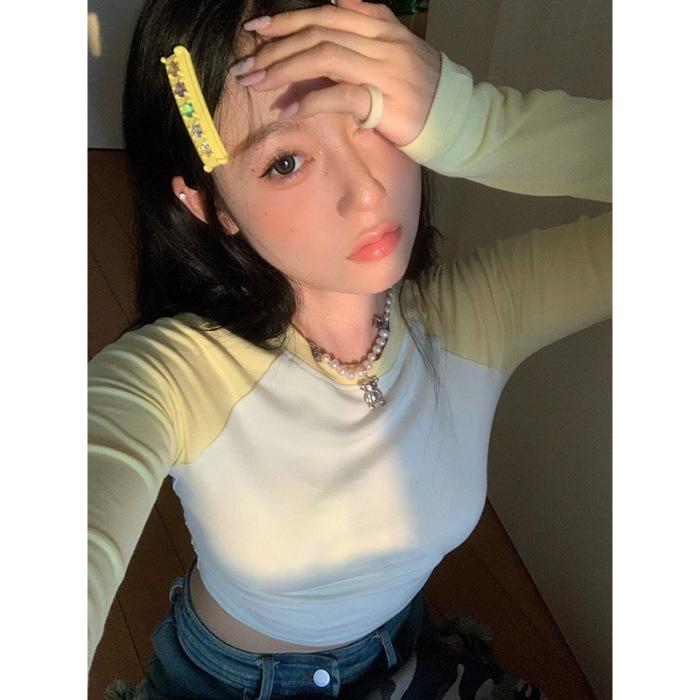 商品仕様: ・素材: ポリエステル、スパンデックス 商品仕様: ・柄: 配色 商品仕様: ・スタイル: その他 商品仕様: ・袖丈: 長袖 商品仕様: ・フィット: スリム 商品仕様: ・ネックライン: ラウンドネック 商品仕様: ・テイス...