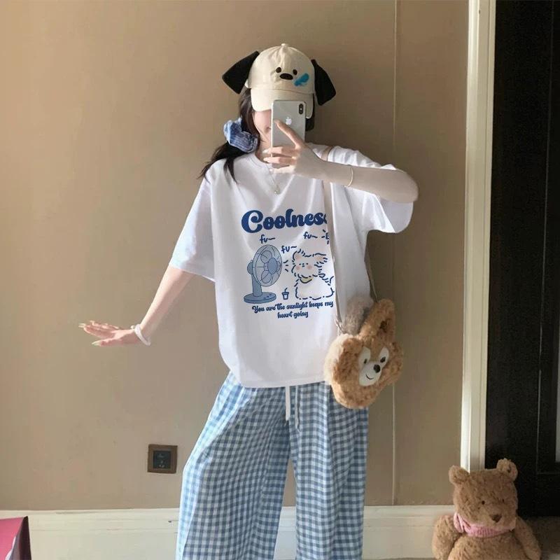 ・カテゴリ: Tシャツ・スタイル: 通勤風・柄: プリント、アニメ・漫画・ネックライン: ラウンドネック・袖丈: 半袖・袖のタイプ: レギュラー袖・フィット: ルーズ・素材: 綿・素材（%）: 綿95%以上、スパンデックス30%以下・長さ:...