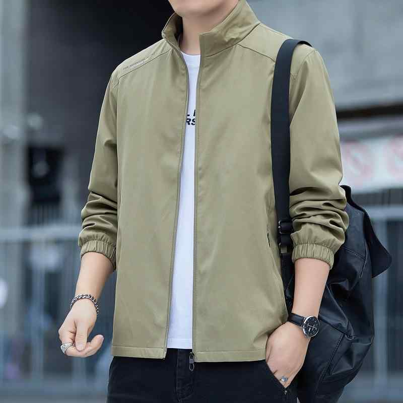 ・商品カテゴリ: ジャケット・スタイル: 韓国版・対象年齢: 24-35歳・襟の形: スタンドカラー・フィット: スリム・前立て: ジッパー・フード: なし・厚さ: 薄手・柄: 無地・対象: 青年・素材: ポリエステル・素材構成: ポリエス...