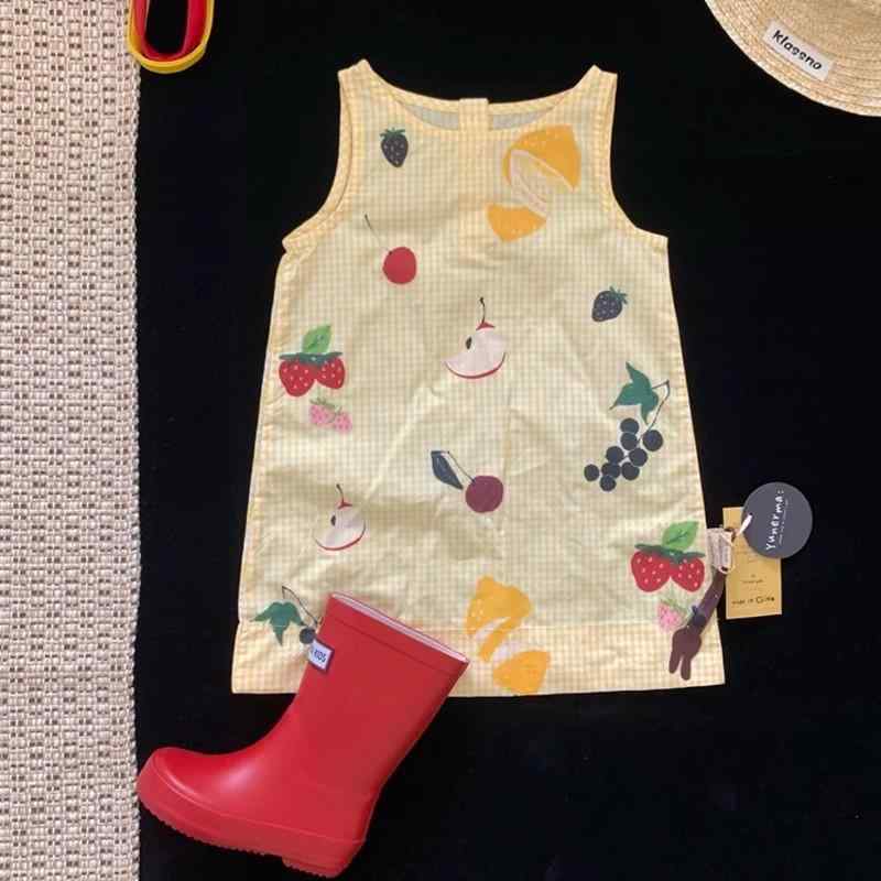 ・スタイル: 韓国版・生地: 綿・スカート種類: ワンピース・安全等級: B類・主な生地成分: 綿90%・対象: 女の子・対象年齢: 中小(3~8歳, 100~140cm)・柄: 無地・スタイル: ノースリーブ・スカートスタイル: プリンセ...