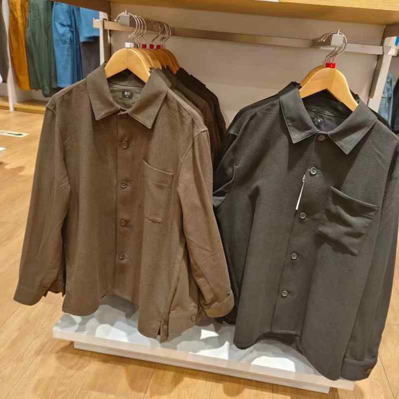 ・カテゴリ: シャツ・スタイル: 韓国・素材: 綿、ポリエステル・ネックライン: スクエアネック・袖丈: 長袖・柄: 無地、プリント・厚さ: 普通・対象: ティーン・カラー: 栗色、ブラック、グレー・サイズ: S、M、L、XL・対象年齢: ...