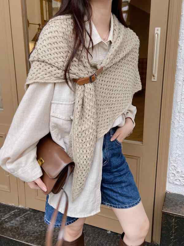 ・機能: 保温・スタイル: ショール・カラー: オフホワイト, カーキ, ブラック, オレンジレッド, ダークカーキ, ストライプブラック, ストライプカーキ, ストライプベージュ, ストライプモカ, ストライプレンガ・素材: その他・主な...