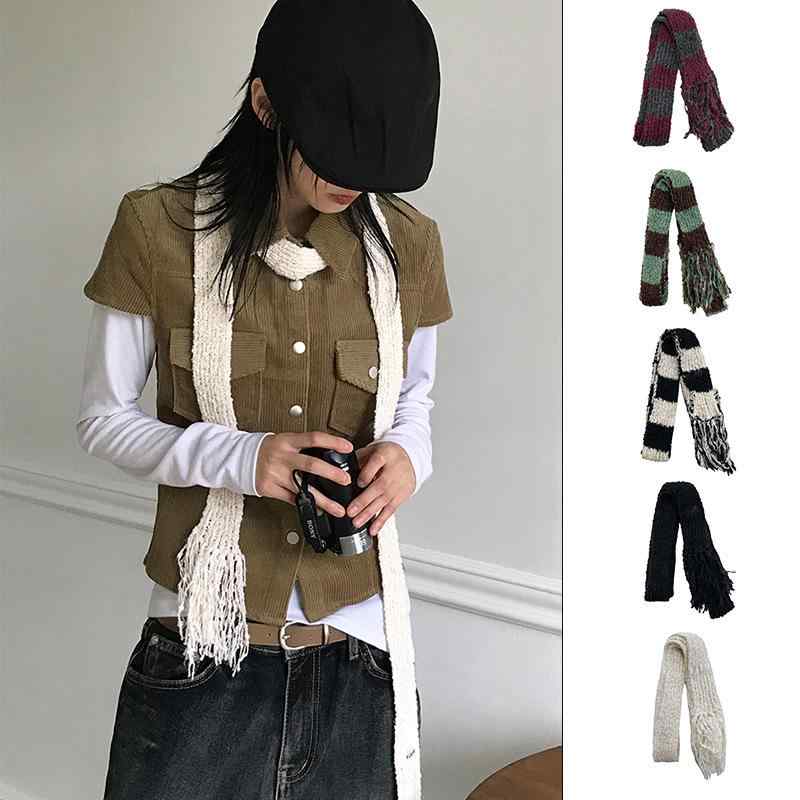 ・編み方: 平織り・スタイル: ミディアムロング・カラー: オフホワイト, ブラック, 黒白ストライプ, ワインレッドグレイストライプ, グリーンブラウストライプ・長さ: 約230cm・主な素材: ビスコース・生地: イミテーションカシミア...