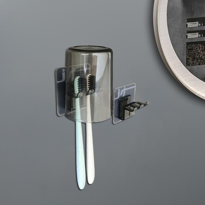 ・項目名: カテゴリ・値: 歯ブラシ立て・項目名: 機能・値: 穴あけ不要・項目名: 素材・値: プラスチック・項目名: 取り付けタイプ・値: その他・項目名: カラー・値: 1口カップ（カップ1個、置物棚なし）, 2口カップ（カップ2個、...