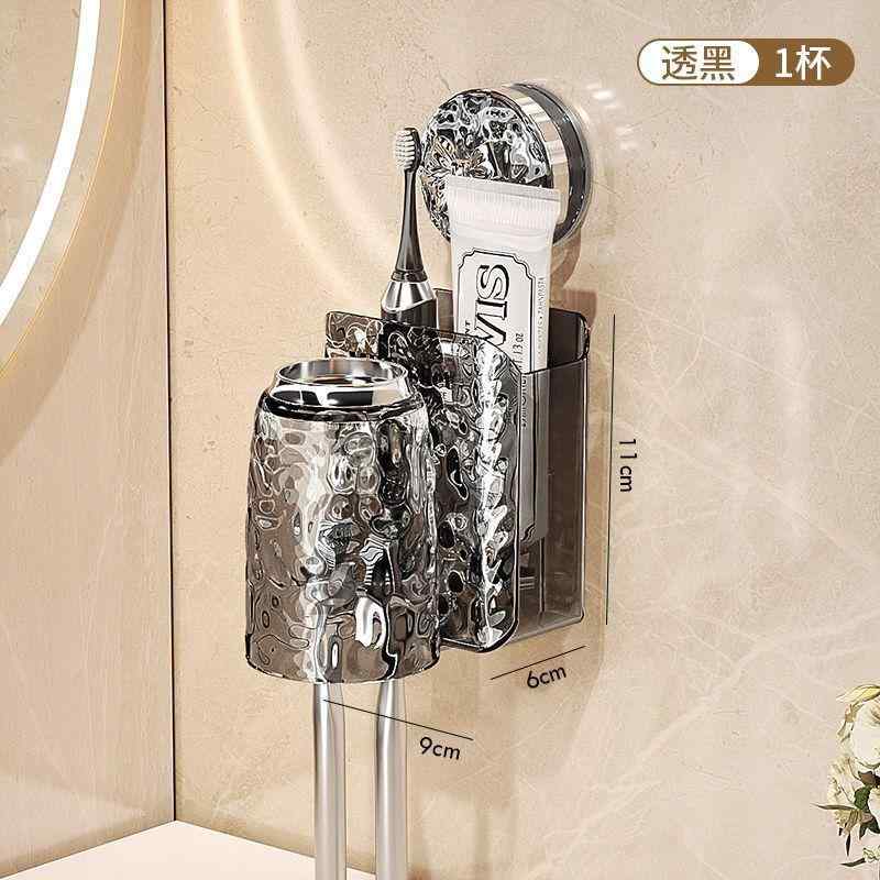 ・商品カテゴリ: 歯ブラシスタンド・機能: 穴あけ不要・素材: プラスチック・設置方法: 吸盤式・カラー: 透明（吸盤式）シングル、透明（吸盤式）ダブル、透明（吸盤式）トリプル、透明（吸盤式）クアッド、透黒（吸盤式）シングル、透黒（吸盤式）...