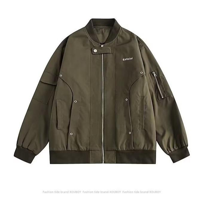 ・素材機能: 耐摩耗性・カテゴリ: ジャケット・スタイル: ヒップホップ・フィット: ルーズ・前立て: その他・フード: なし・厚さ: 薄手・柄: その他・対象: 青少年、成人・素材: ポリエステル繊維90%・裏地: その他・ディテール: ...