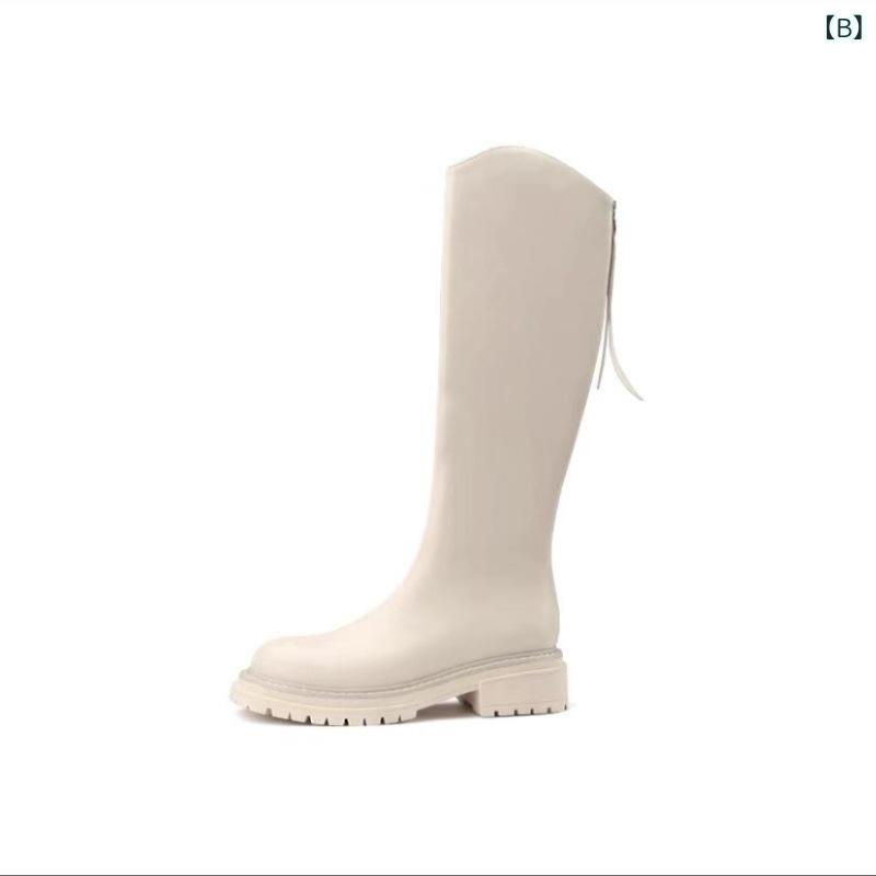 ・商品カテゴリ: 騎士ブーツ・対象年齢: 成人・靴の素材（アッパー）: マイクロファイバー・靴底の素材: ゴム・対象性別: 女性・スタイル: ブリティッシュ・つま先の形状: ラウンドトゥ・ヒールの形状: 太ヒール・ヒールの高さ: ミドルヒー...