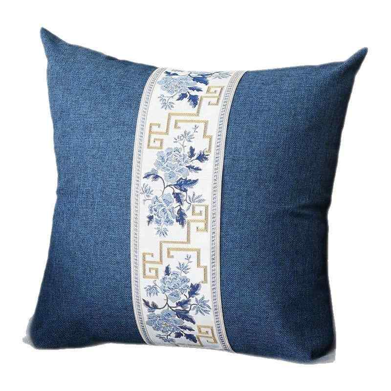 ・製品カテゴリ: クッション/抱き枕（中材付き）・カバー素材: 麻布・柄: 無地, 花柄・スタイル: 新しい中国スタイル・サイズ: 50cm*50cm (展開時47cm*47cm), 60cm*40cm (展開時57cm*37cm)・中材:...