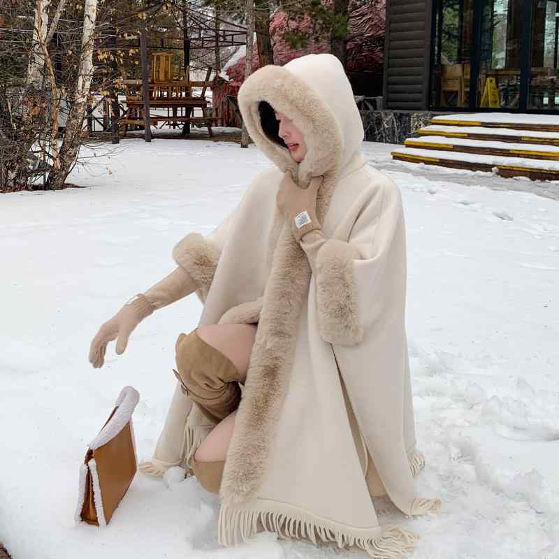 ・性別: 女性・素材: 混紡・適した季節: 夏季, 冬季, 春季, 秋季・カラー: ピンク, ベージュ, キャメル・スタイル: 欧米街頭・商品番号: 斗篷加厚毛领纯色・幅: 75cm・編み方: 緯編・パターン: 単色・機能: 装飾・流行要素...