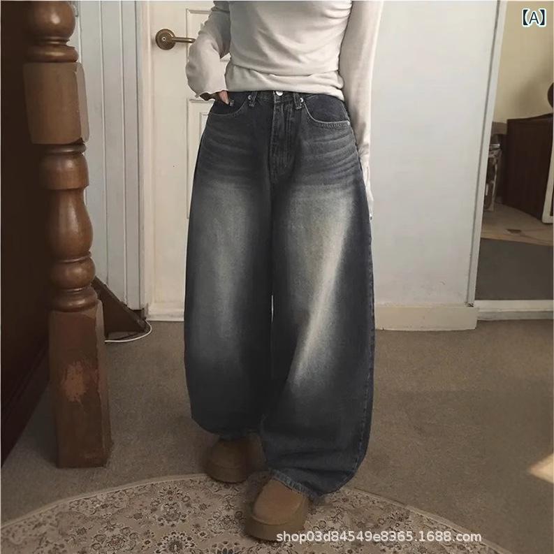 [ "・素材: 綿、ポリエステル", "・スタイル: ストレートパンツ", "・パンツ丈: フルレングス", "・ウエスト: ハイウエスト", "・厚...