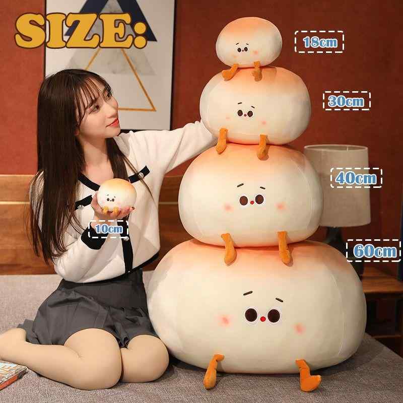 ・外套材质: 毛绒・图案: 纯色・颜色: 旗舰版（12cm）迷你挂饰, 旗舰款（19cm）小号摆件, 旗舰款（31cm）馒头抱枕, 旗舰款（41cm）通用尺寸, 旗舰款【61cm）.超大超软, 31cm+12cm（买大送小）特惠组合, 41...